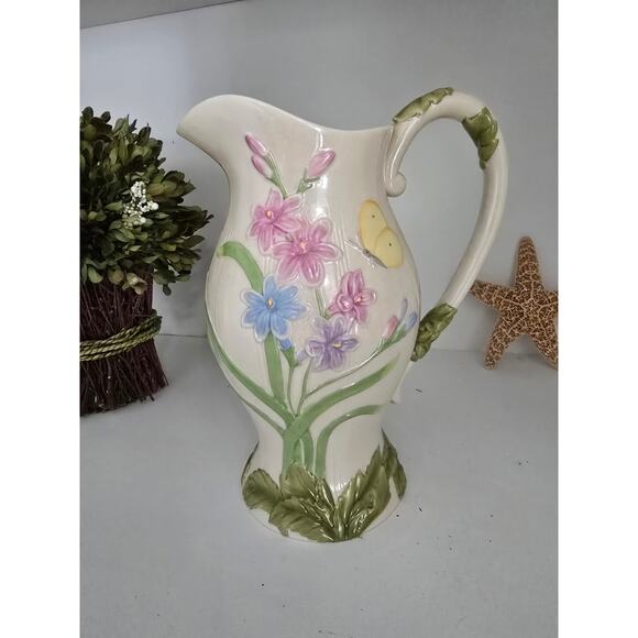 Lenox | Other | Vintage Lenox Springtime Meadow Pitcher 202 | Poshmark